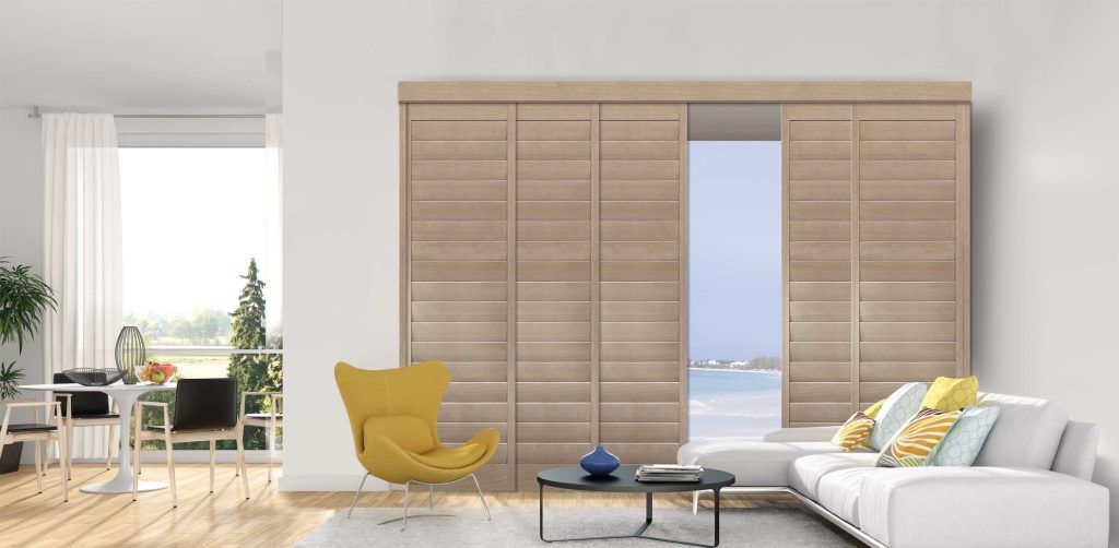 Sliding Plantation Shutters- Custom-Made from Watson Blinds