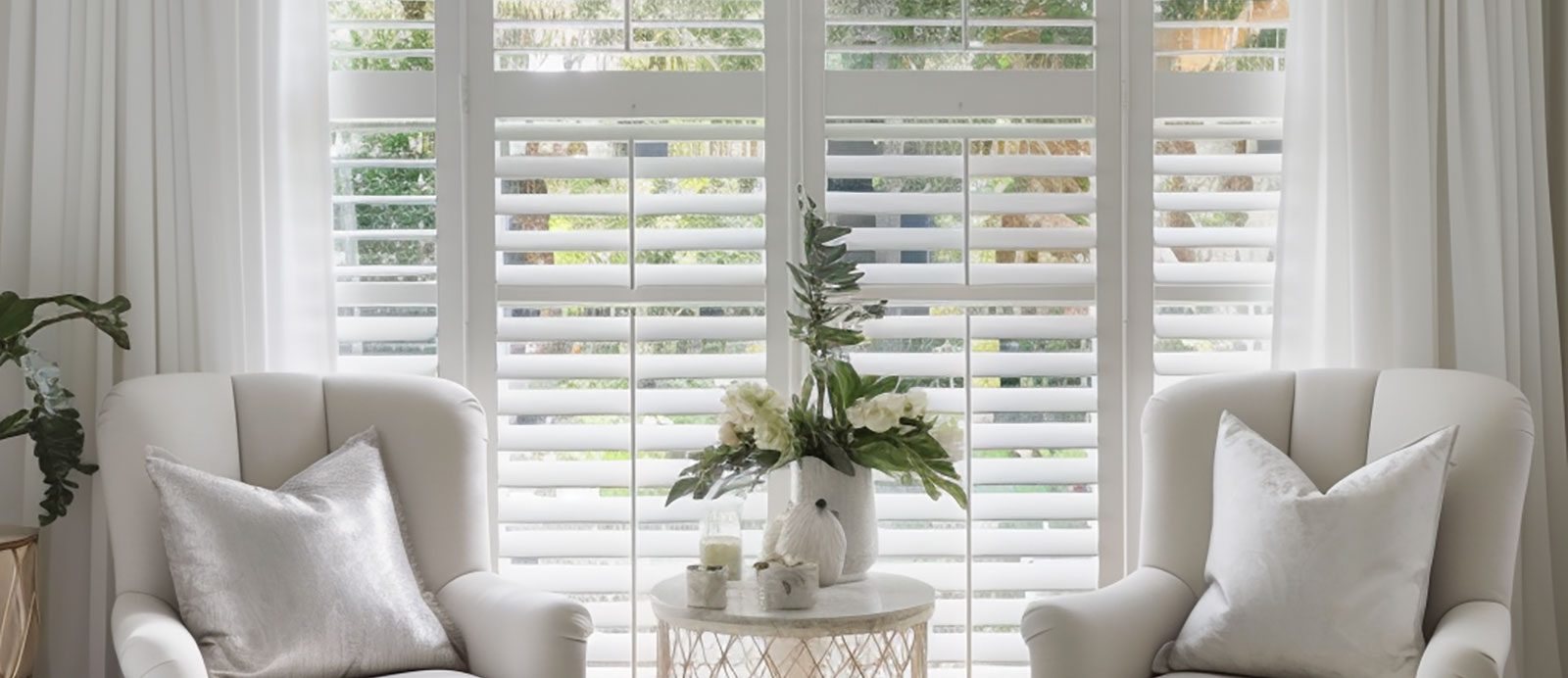 All About Using Plantation Shutters with Sheer Curtains